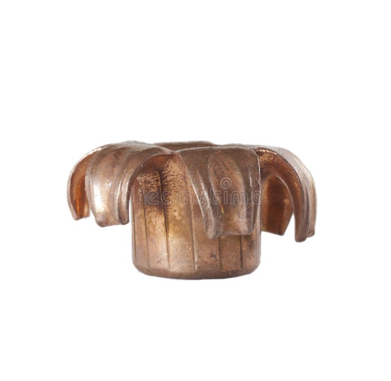 Side View of an Expanded Bullet Stock Photo - Image of shooting, point ...