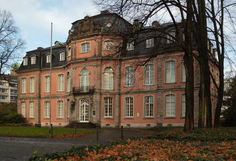 Side View of the Facade of Goethe Museum Dusseldorf , Germany December ...