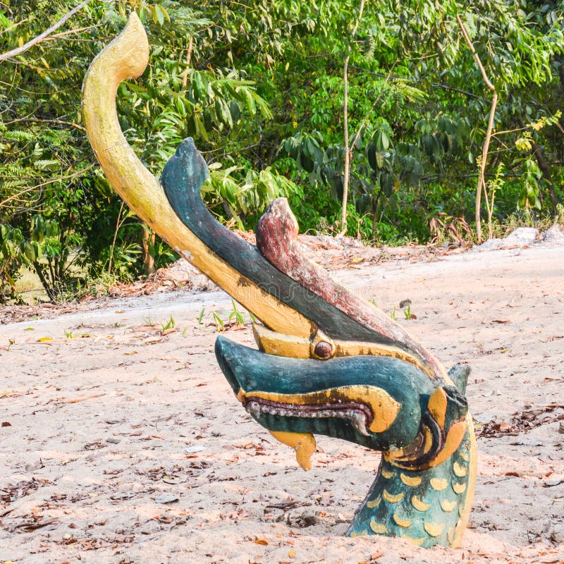 Naga face (Front view) stock photo. Image of colorful - 15426056