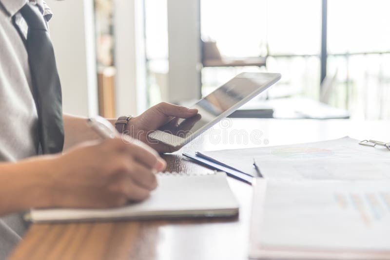 Side View of Freelancer Work from Home Stock Photo - Image of office ...