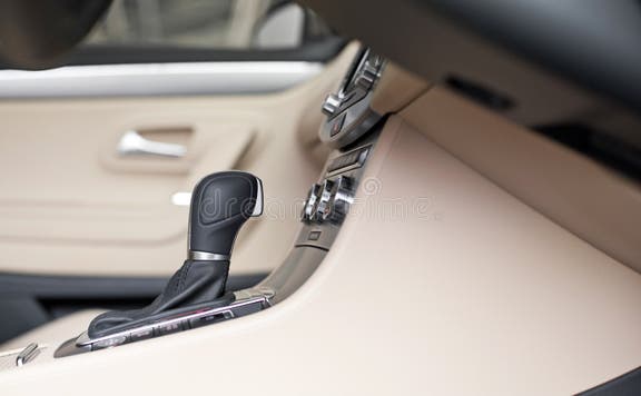 Side view of gear lever stock photo. Image of black, knob - 25373076