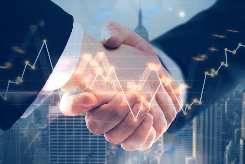 Teamwork and trade concept stock photo. Image of double - 117495288