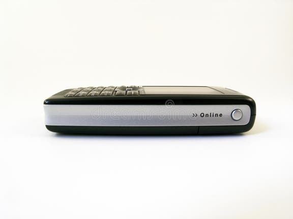 Side View of a High Tech Mobile Phone Stock Image - Image of camera ...