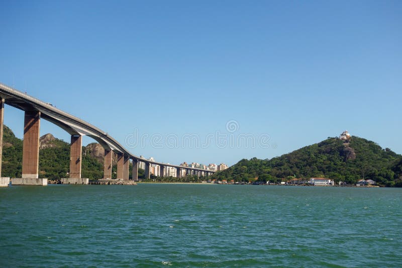 Side View of the Imposing Third Bridge, or Terceira Ponte, with Its ...