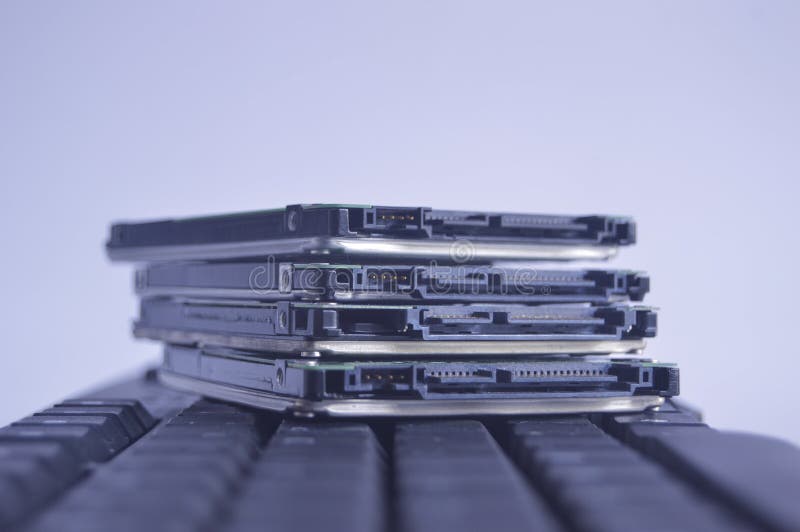 Side View 2.5 Inch Hard Drive Swivel Plate Stock Image - Image of ...