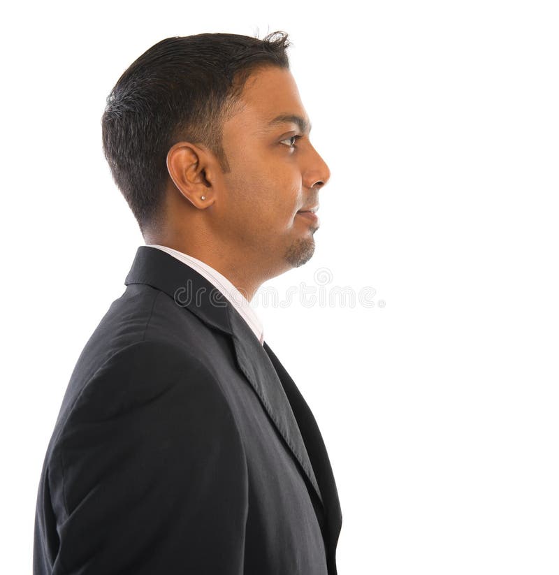 Side view of Indian male stock photo. Image of black - 28047462