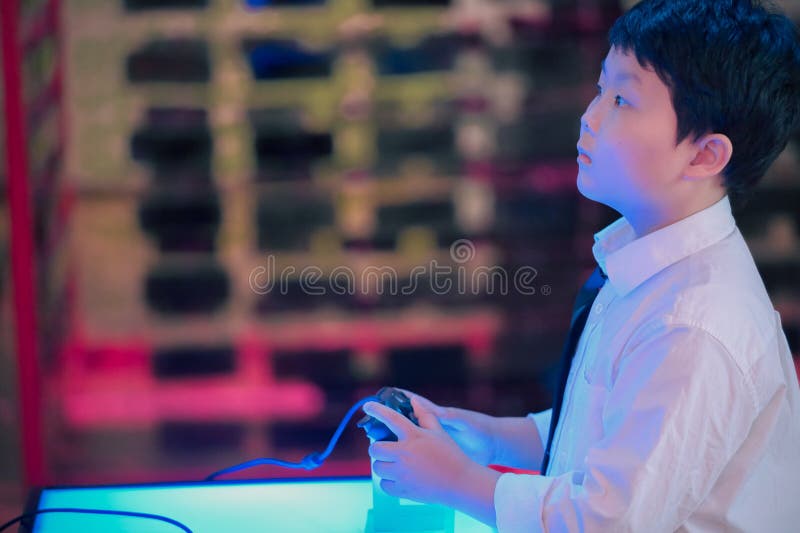 Stepping into the Game Zone: an Interactive Encounter Stock Photo ...