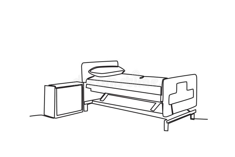 Side View of an Intensive Room Stock Vector - Illustration of pediatric ...