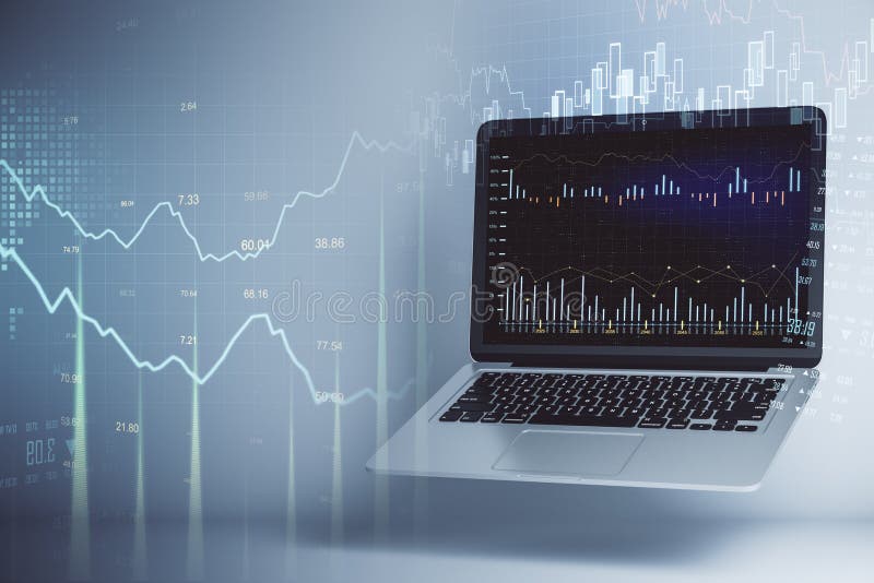 Laptop Stock Chart Stock Illustrations – 6,994 Laptop Stock Chart Stock ...