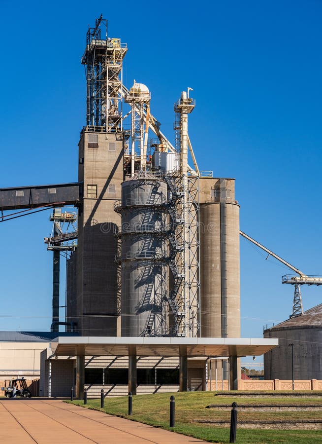 Grain Processing Facility stock image. Image of seed - 174354699
