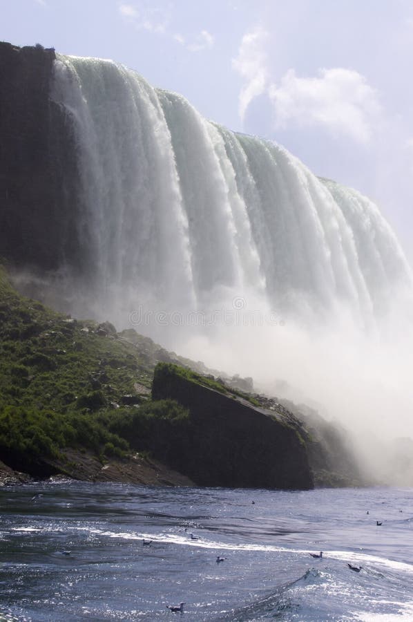 Waterfall side view stock image. Image of peaceful, nature - 1295387