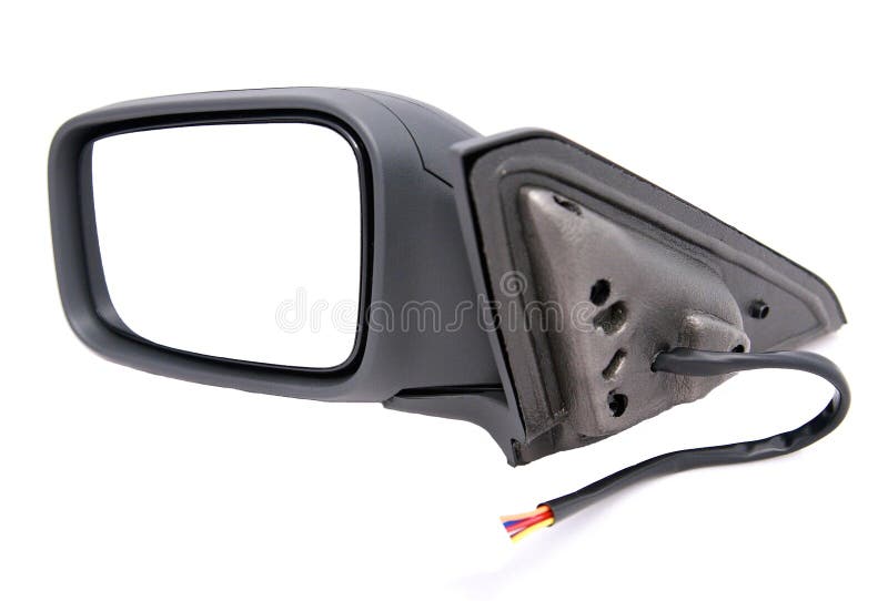 Side View of Left Hand Wing Mirror Stock Image - Image of rear ...