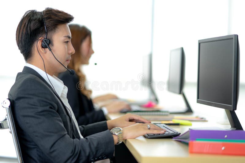 Line of Call Centre Employees Stock Image - Image of operator, service ... Line of Call Centre Employees Stock Image - Image of operator, service ...