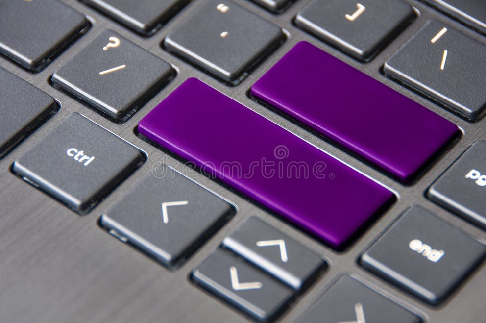 Side View of Maroon Color Keyboard with Customizable Space for Text ...