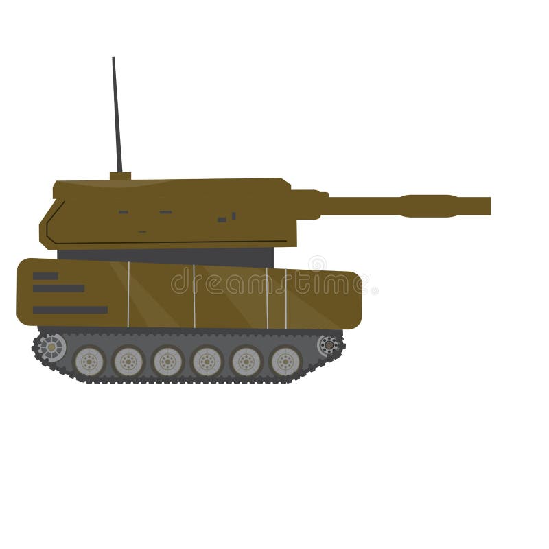 Side View Military Tank Stock Illustrations – 379 Side View Military ...