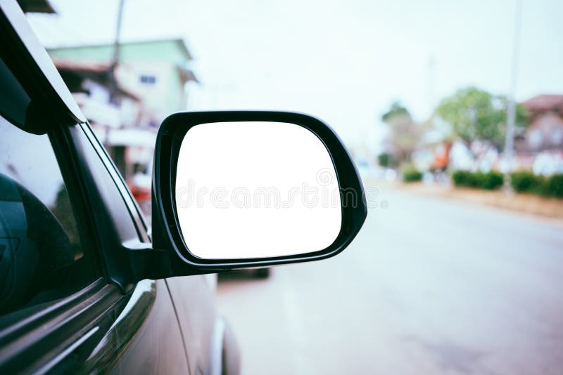Side view mirror of a car stock photo. Image of mirror - 180757758