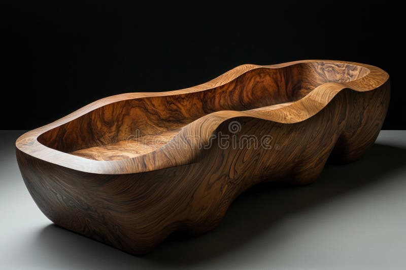 Side View Modern Composite Material Coffin Showcasing Its Sleek Design ...