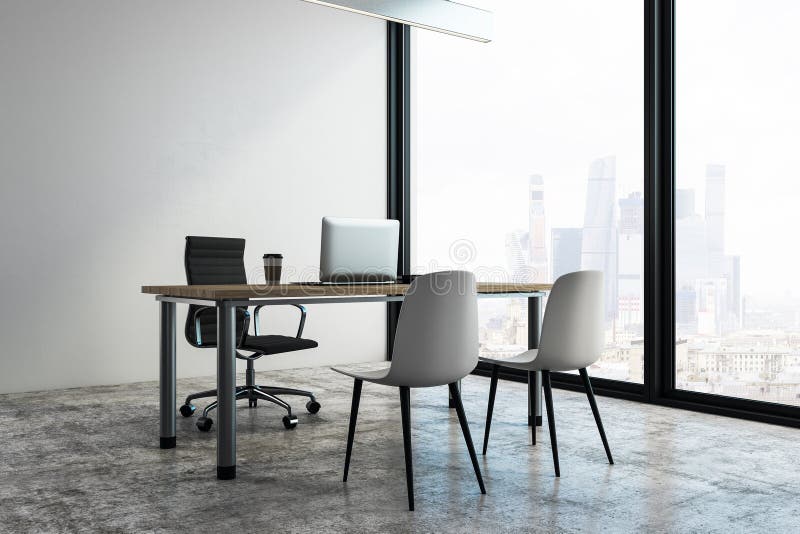 Modern office interior stock illustration. Illustration of architecture ...