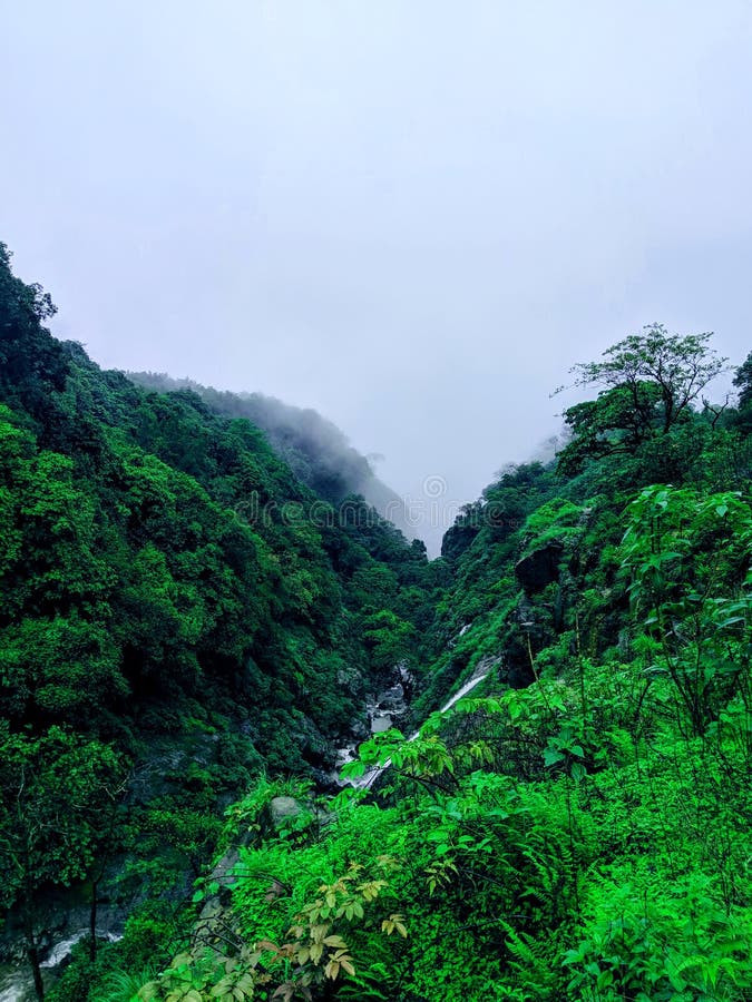 Side view of the mountains stock photo. Image of morning - 153729222