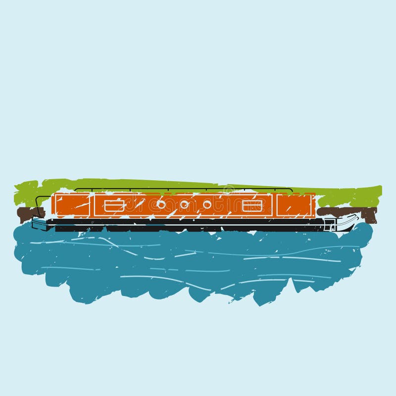 Narrow Boat Stock Illustrations – 394 Narrow Boat Stock Illustrations ...