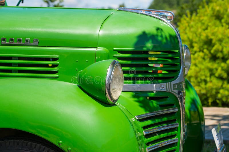 Side View of Old Dodge Truck Editorial Stock Photo - Image of truck ...