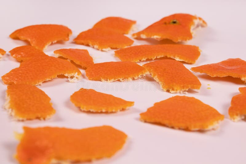 Side View of Orange Peel from Tangerine Stock Photo - Image of vitamin ...