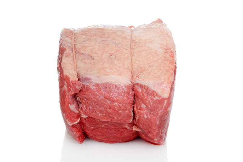 Raw Outside Round Beef Roast Stock Image - Image of juicy, roast: 66300037