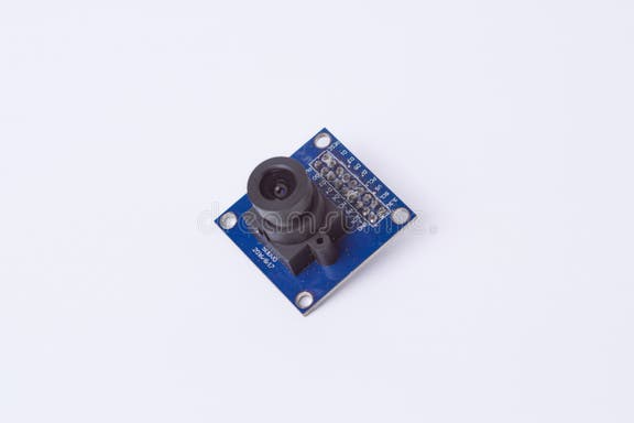 Side View of OV7670 VGA CMOS Camera Module for Microcontroller Projects ...