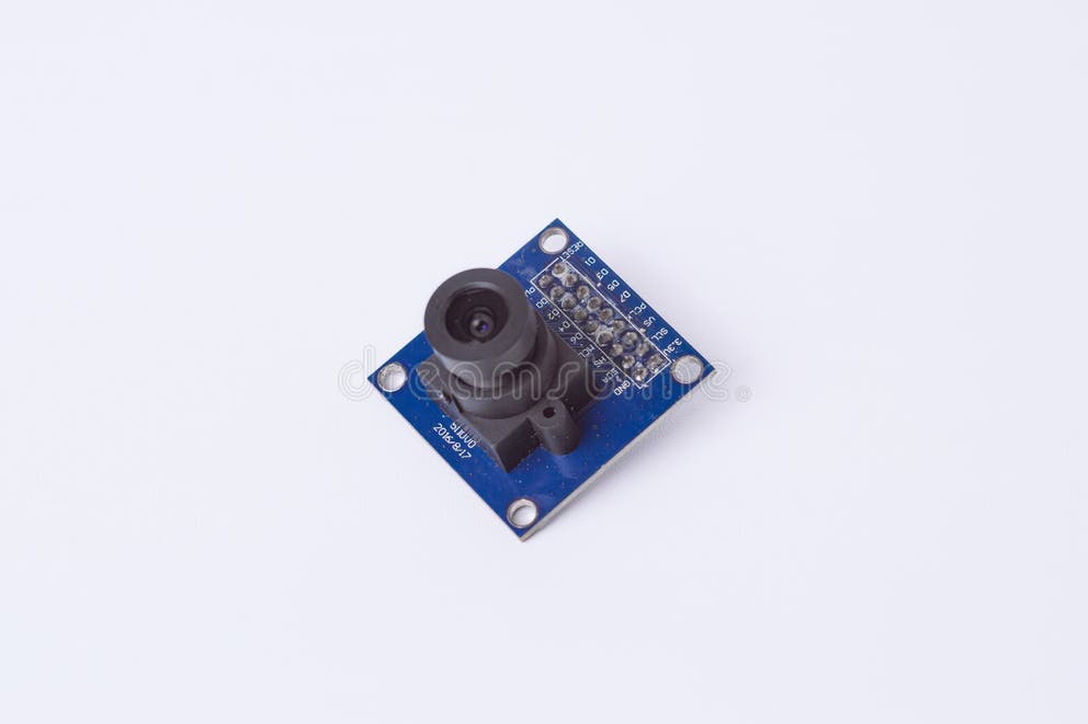 Side View of OV7670 VGA CMOS Camera Module for Microcontroller Projects ...