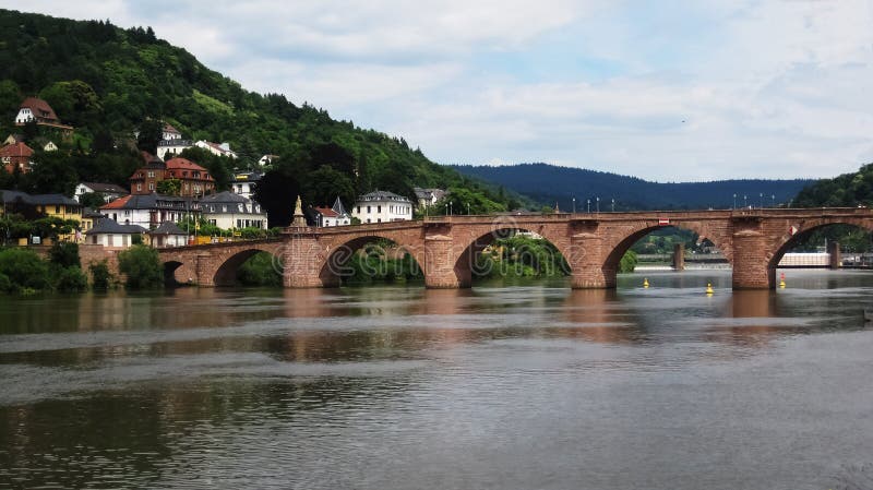 Pink bridge stock photo. Image of city, european, romantic - 100925744