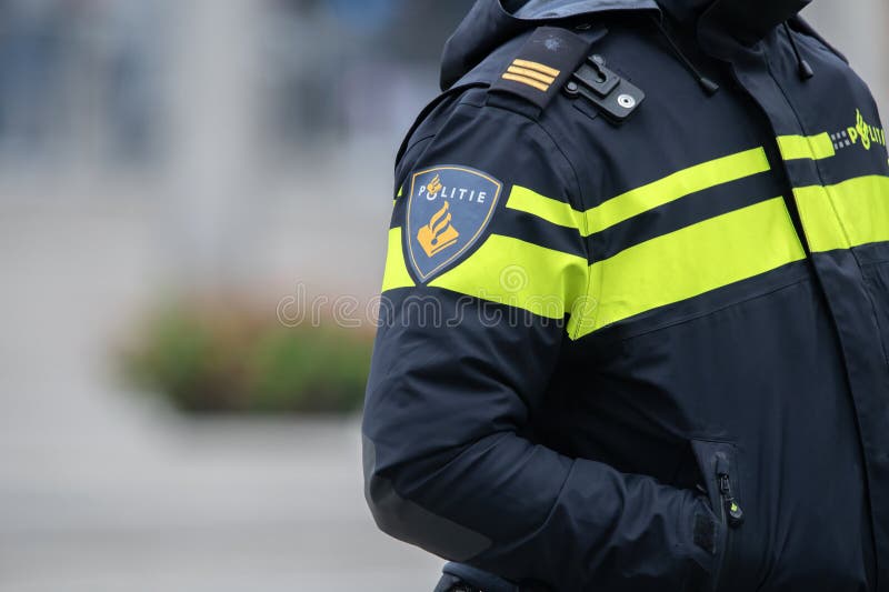 Side View Police Man at Amsterdam the Netherlands 10-12-2024 Editorial ...