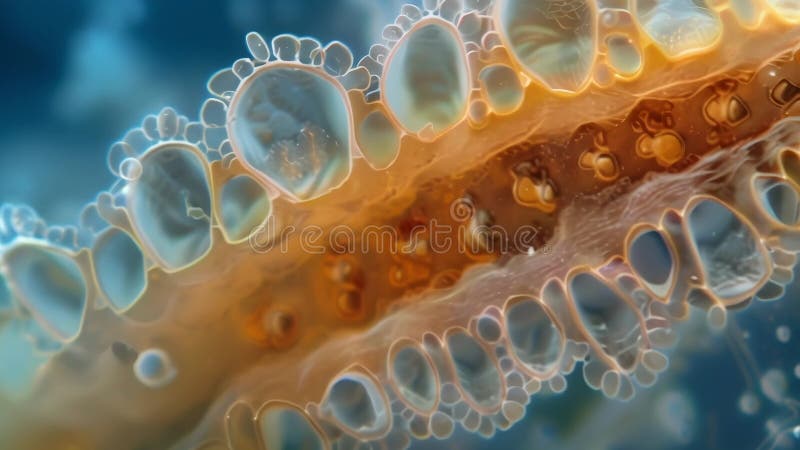 A Side View of a Pollen Grain Revealing Its Multiple Layers Consisting ...