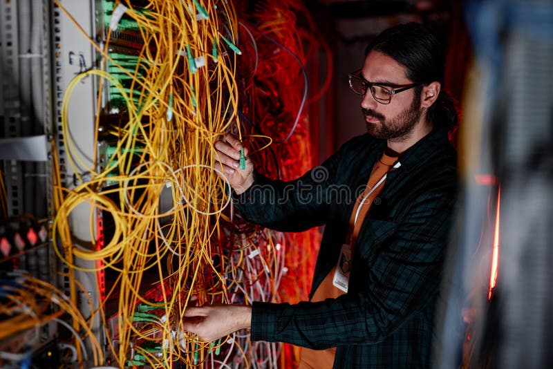 System Administrator Doing Maintenance Stock Image - Image of research ... System Administrator Doing Maintenance Stock Image - Image of research ...