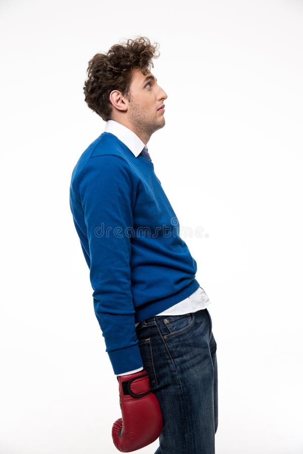 Young Man Defeated in Sports Game Suffered Loss with Broken Blee Stock ...