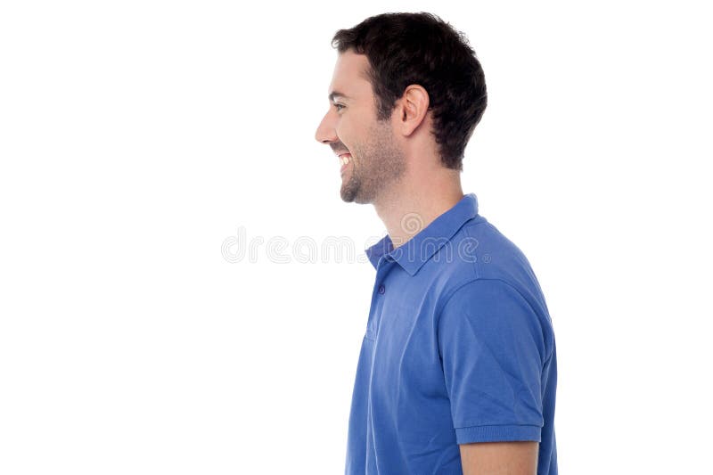 Cool Young Smiling Guy in Casual Attire Stock Photo - Image of good ...