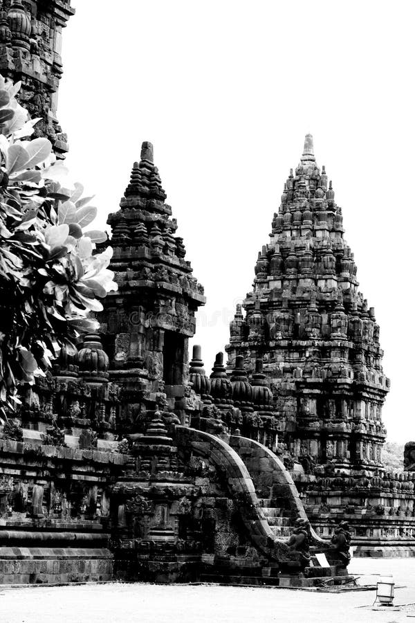 Side View of Prambanan Temple Stock Image - Image of view, spire: 269533861