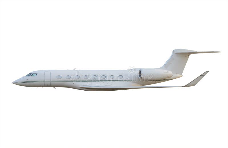 Side View of Private Jet Airplane Stock Image - Image of side, mode ...