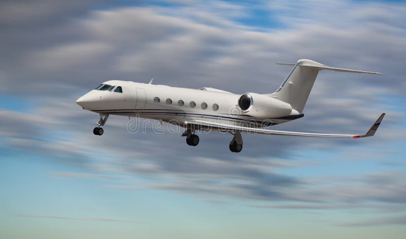 Side view of a private jet stock photo. Image of blue - 63477070