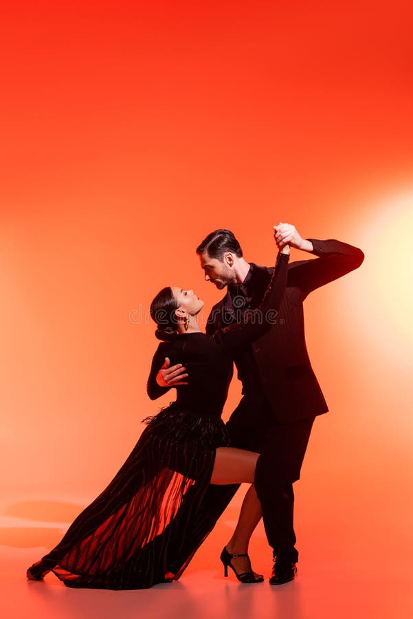 Side View of Professional Dancers Performing Stock Photo - Image of ...