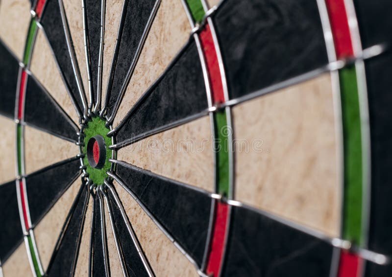 Side View of Professional Dart Board Stock Image - Image of accuracy ...