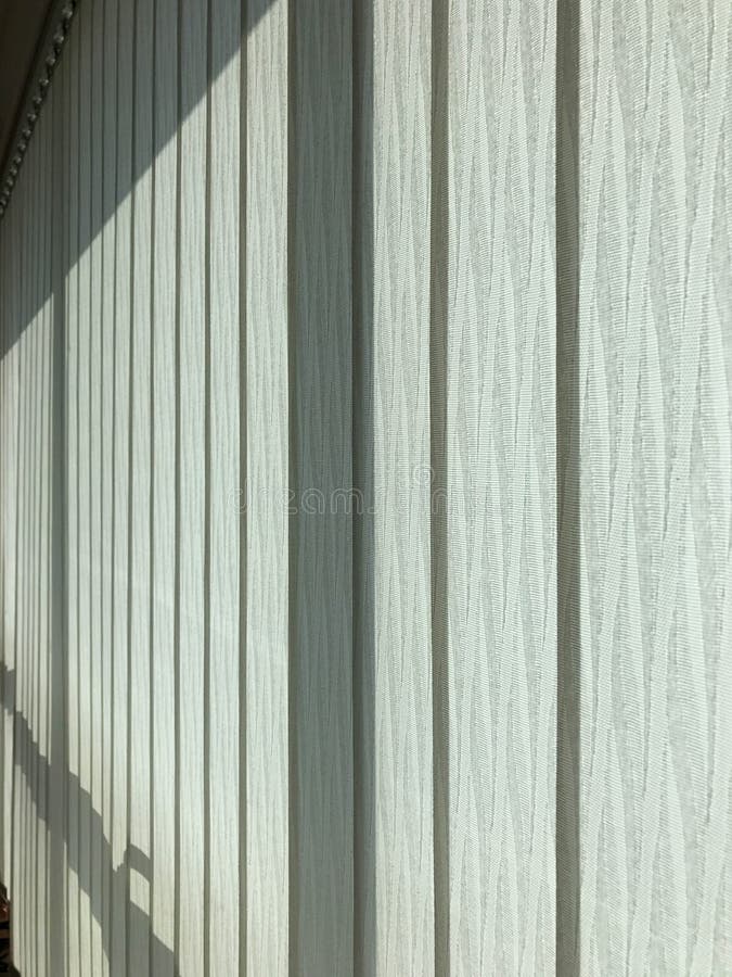 Side View of Office Curtain Under Sun Light Stock Image - Image of ...