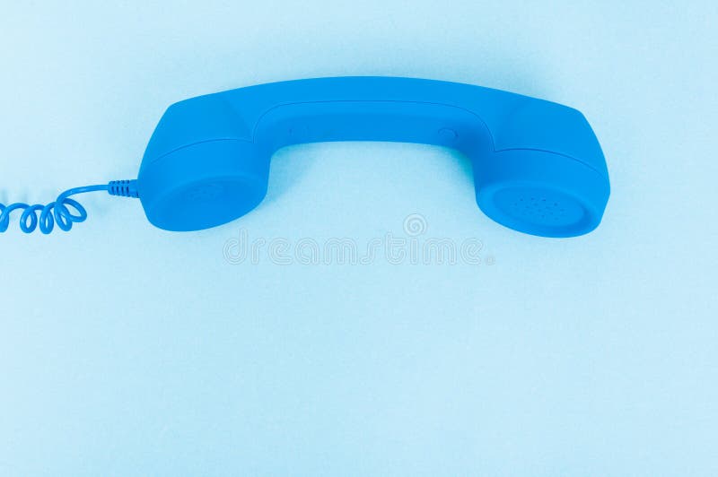 Side View of Retro Phone Receiver Stock Photo - Image of line, contact ...