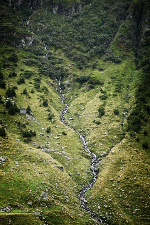 Side View of River Mountain Stock Photo - Image of wide, landscape ...