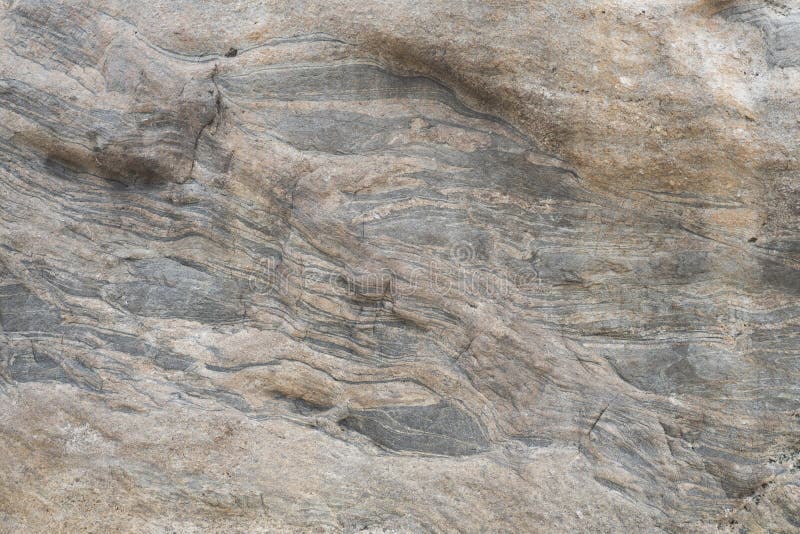 Side View of a Rocky Surface Showing Various Strata and Texture Stock ...