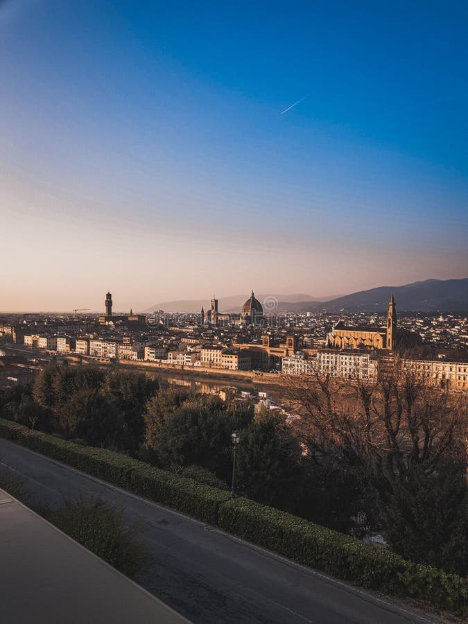 Side View of Rome Cityscape Stock Photo - Image of dawn, horizon: 322375650