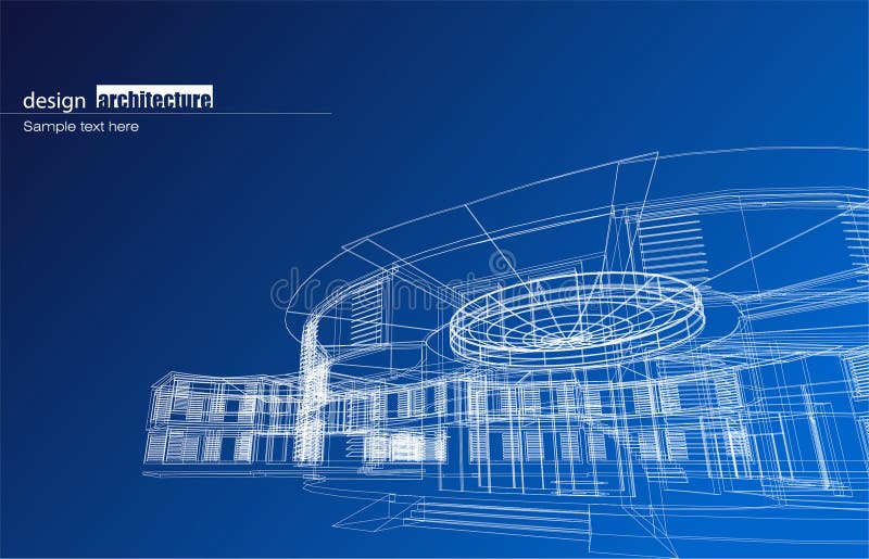 Side View of Rounded Modern Structure of Public Building Stock ...