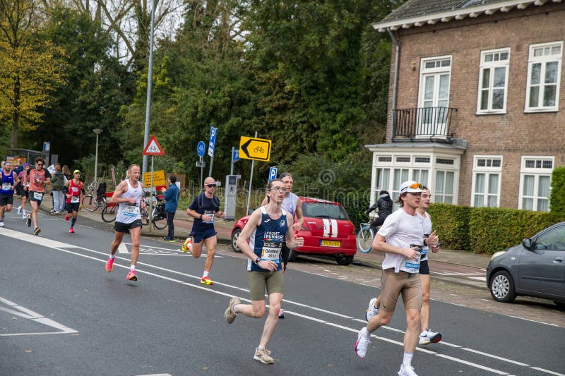Side View Runners at the TCS Marathon at Amsterdam the Netherlands 20 ...