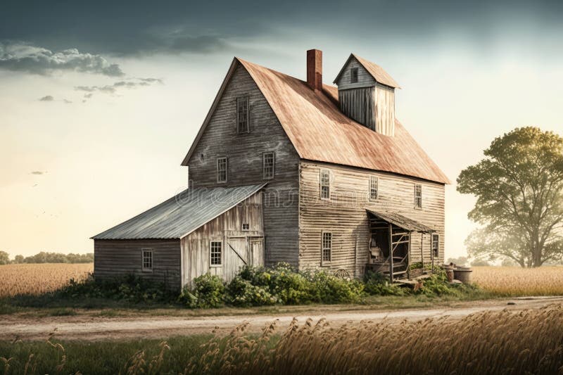 Barn Side Exterior Stock Illustrations – 40 Barn Side Exterior Stock ...