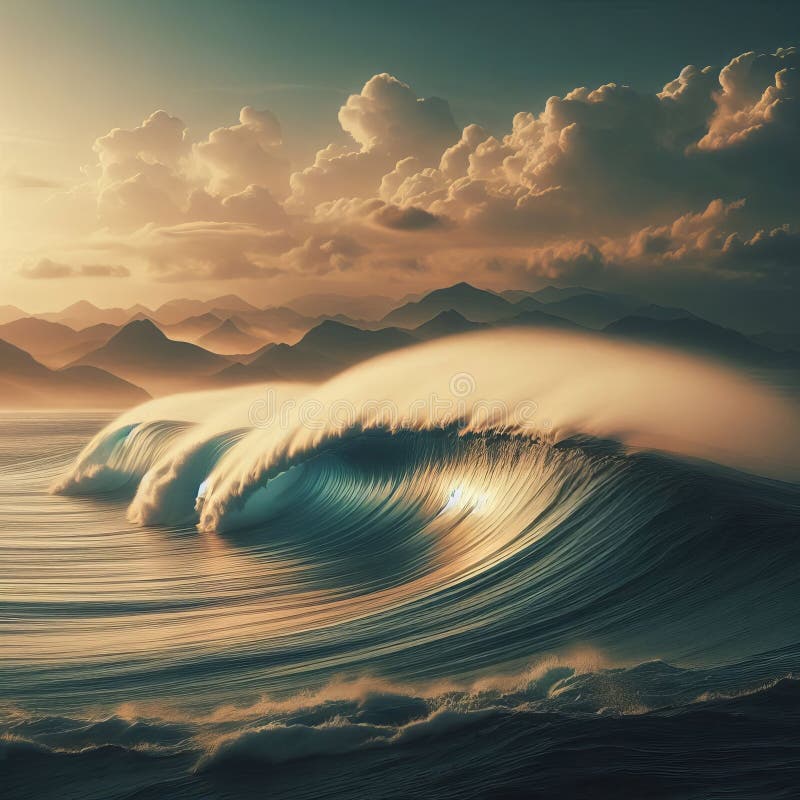 Side View of a Single Wave Side View of a Single Large Wave Roll Stock ...