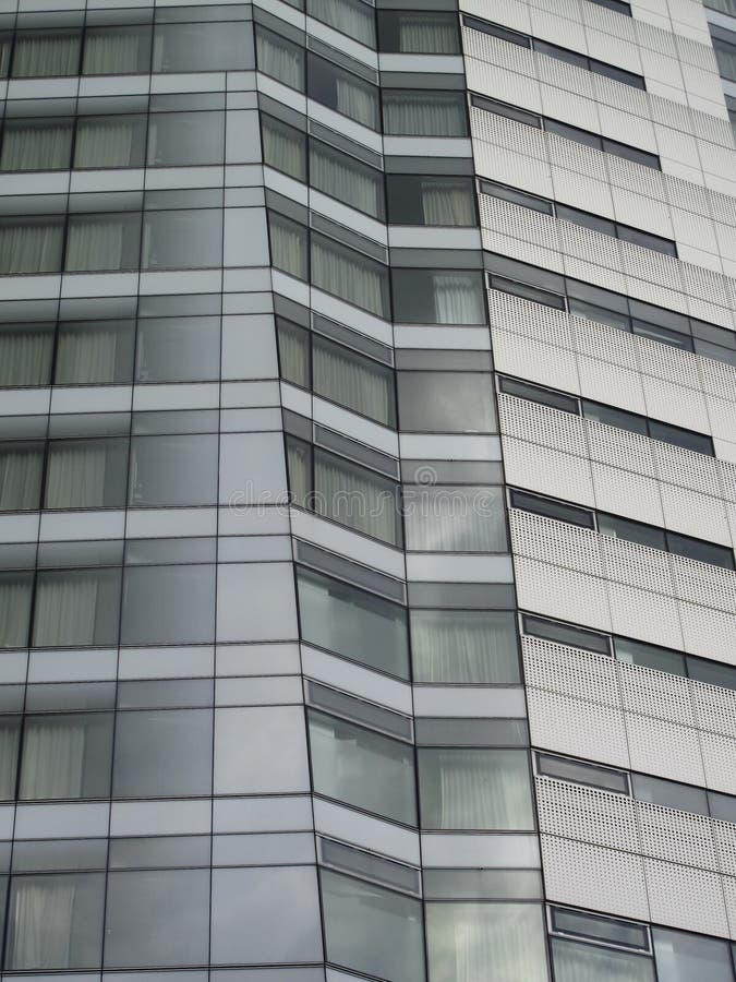 Side view of skyscraper stock image. Image of modern - 16391963